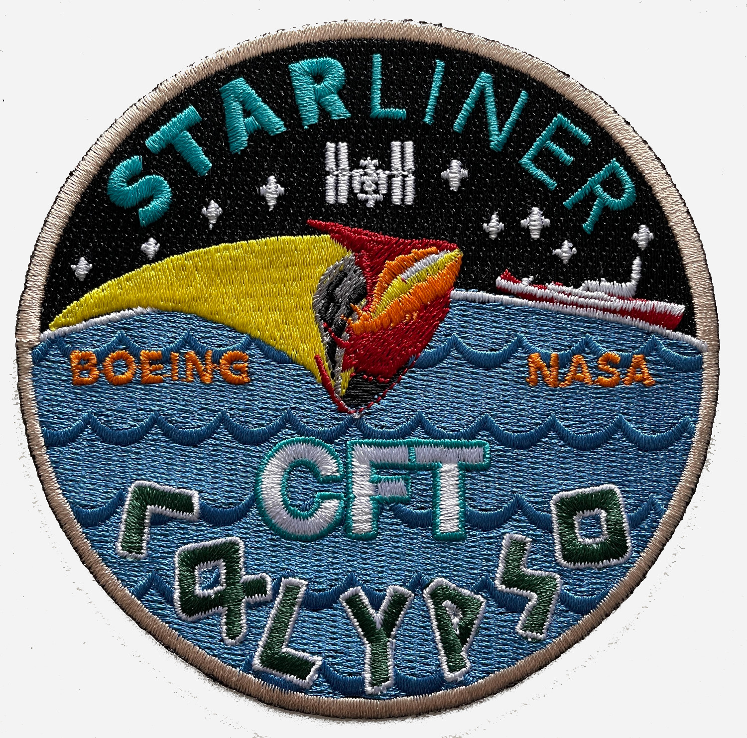 Boeing Starliner Calypso CFT Commemorative Patch | Retrorocket Emblems