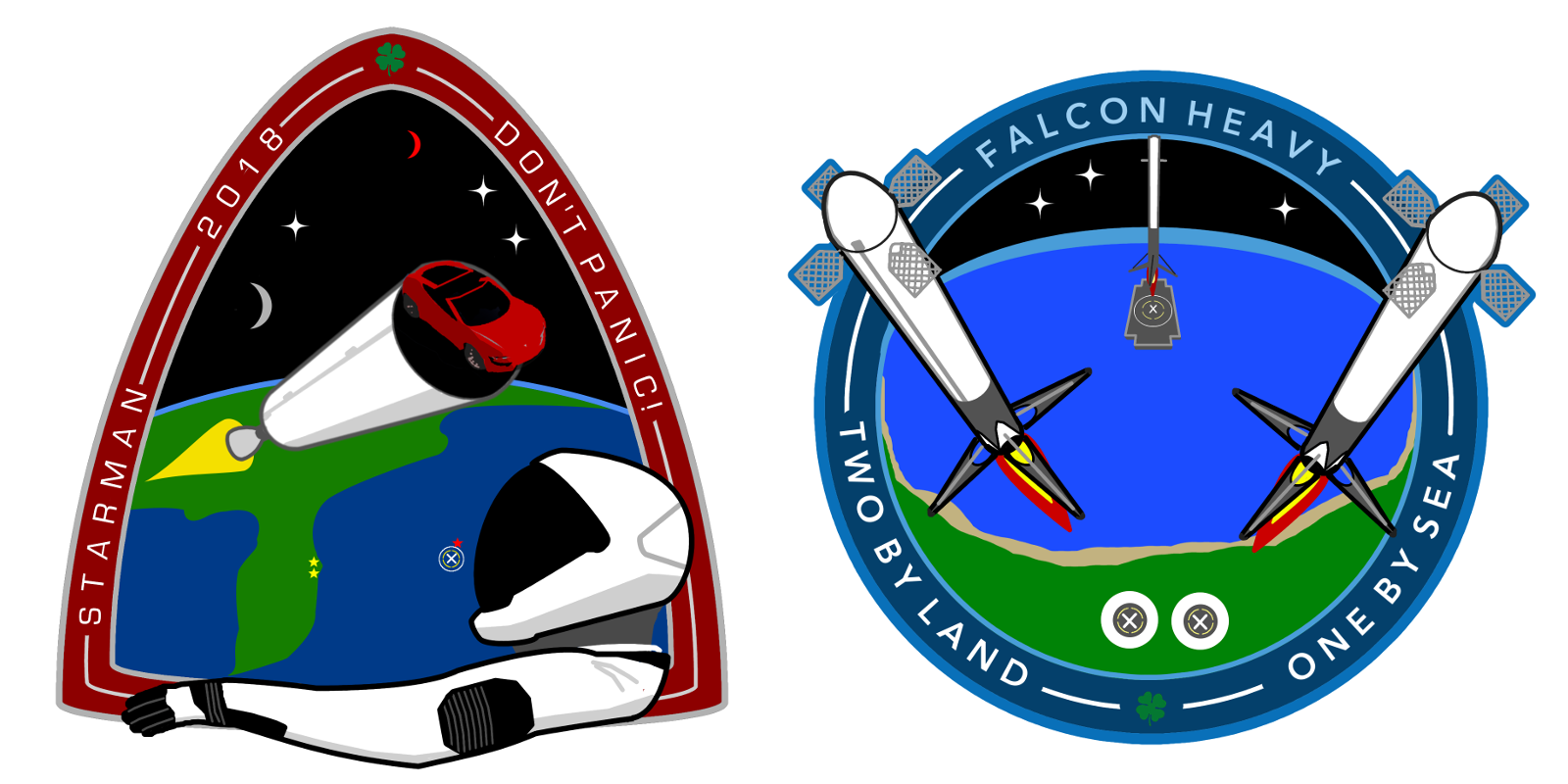 Two New SpaceX Commemoratives! | Retrorocket Emblems