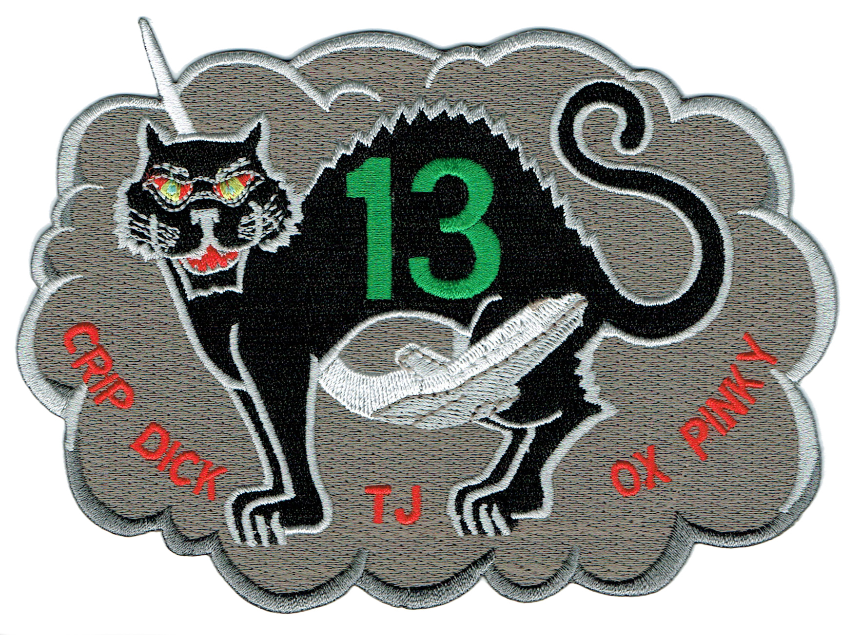 STS-13/STS-41C "Black Cat" Replica | Retrorocket Emblems